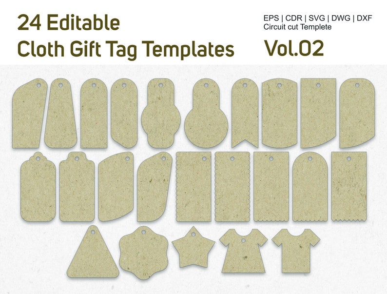 Bundle of Tag SVG Tags SVG Bundle Tags Template DXF Label - Etsy