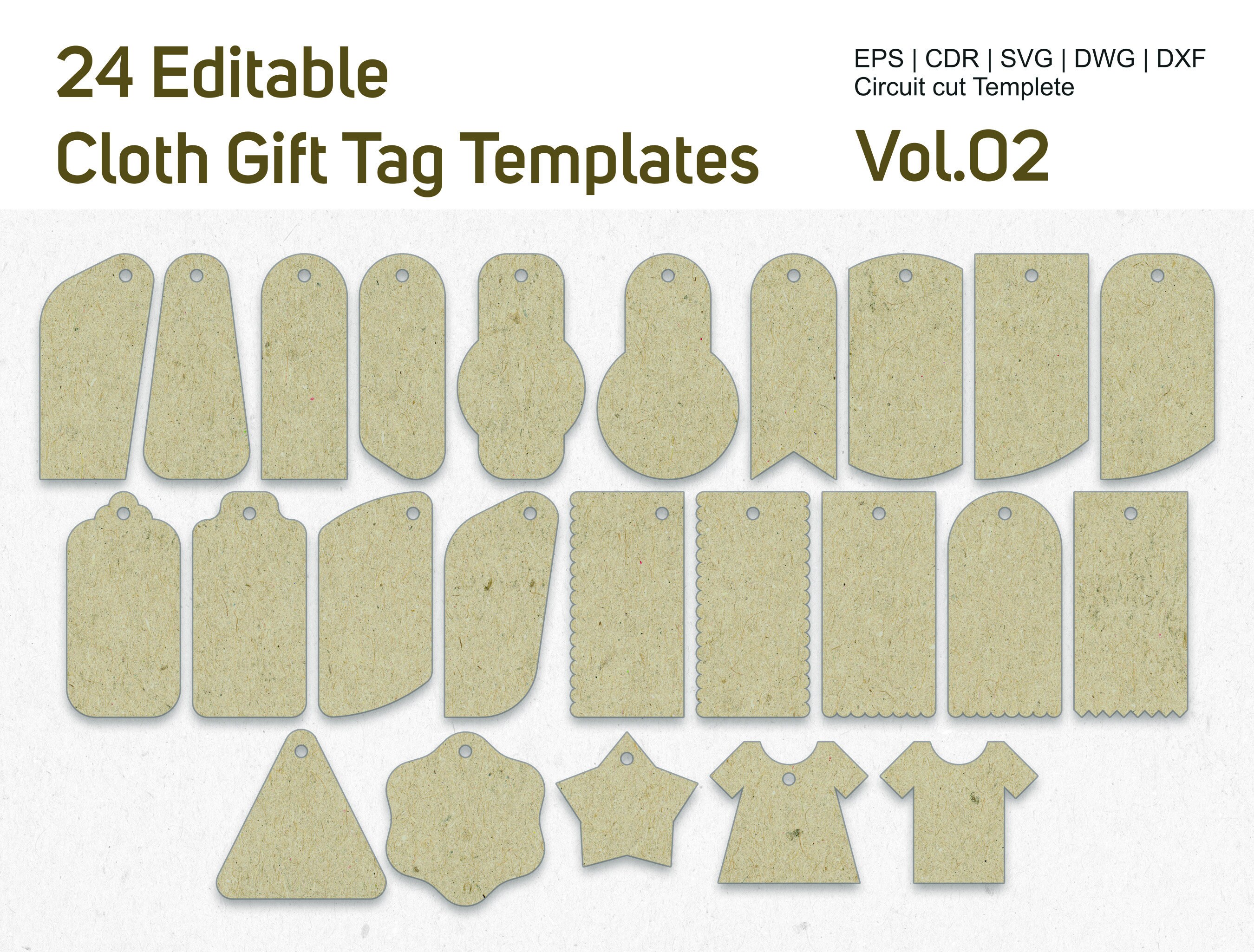 Bundle of Tag SVG Tags SVG Bundle Tags Template DXF Label - Etsy