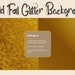 Gold Foil Glitter Digital Paper, Gold Digital Texture Paper Yellow Gold ...
