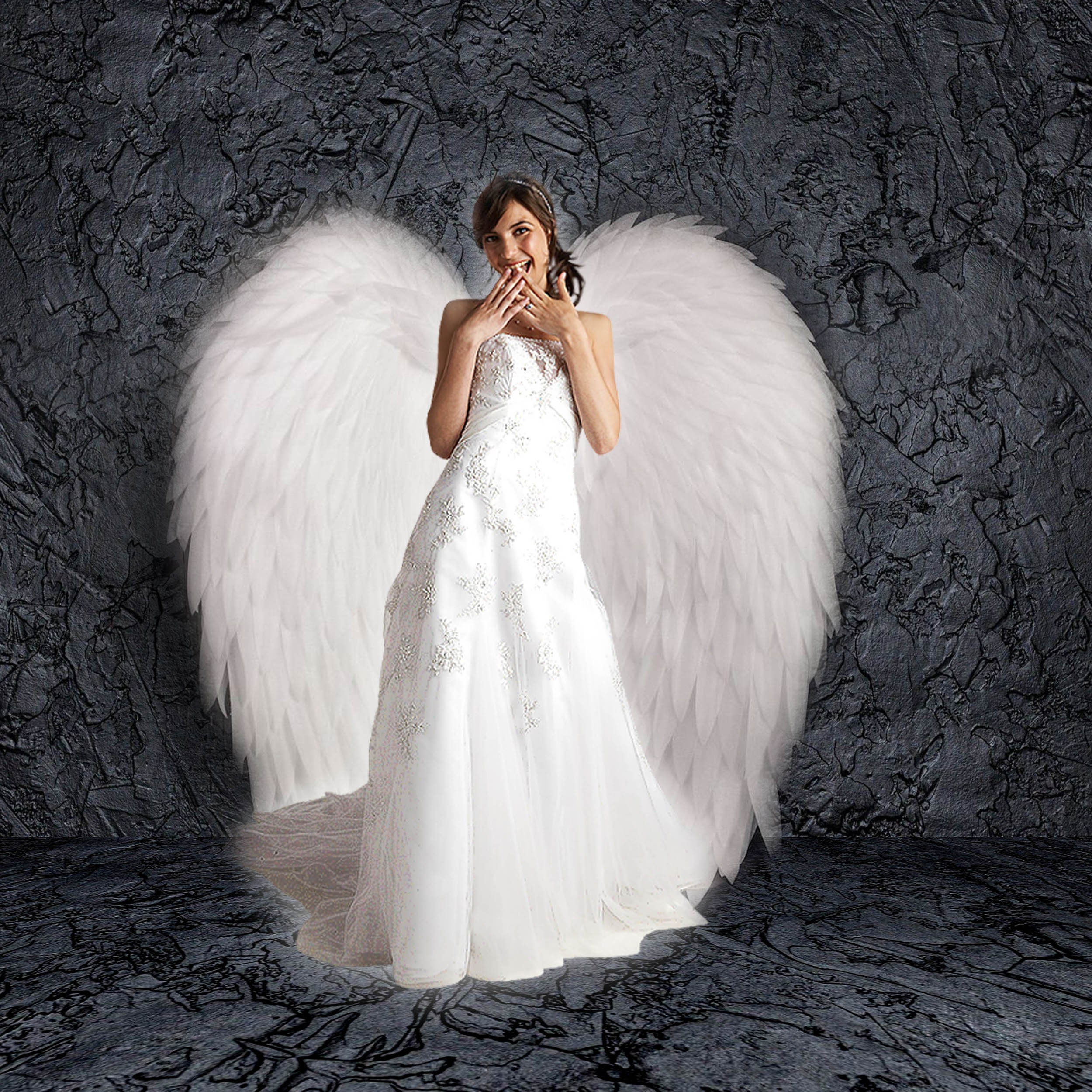 6 Digital Backdrop | Angel Wings Digital Backgrounds | Wedding Photo ...