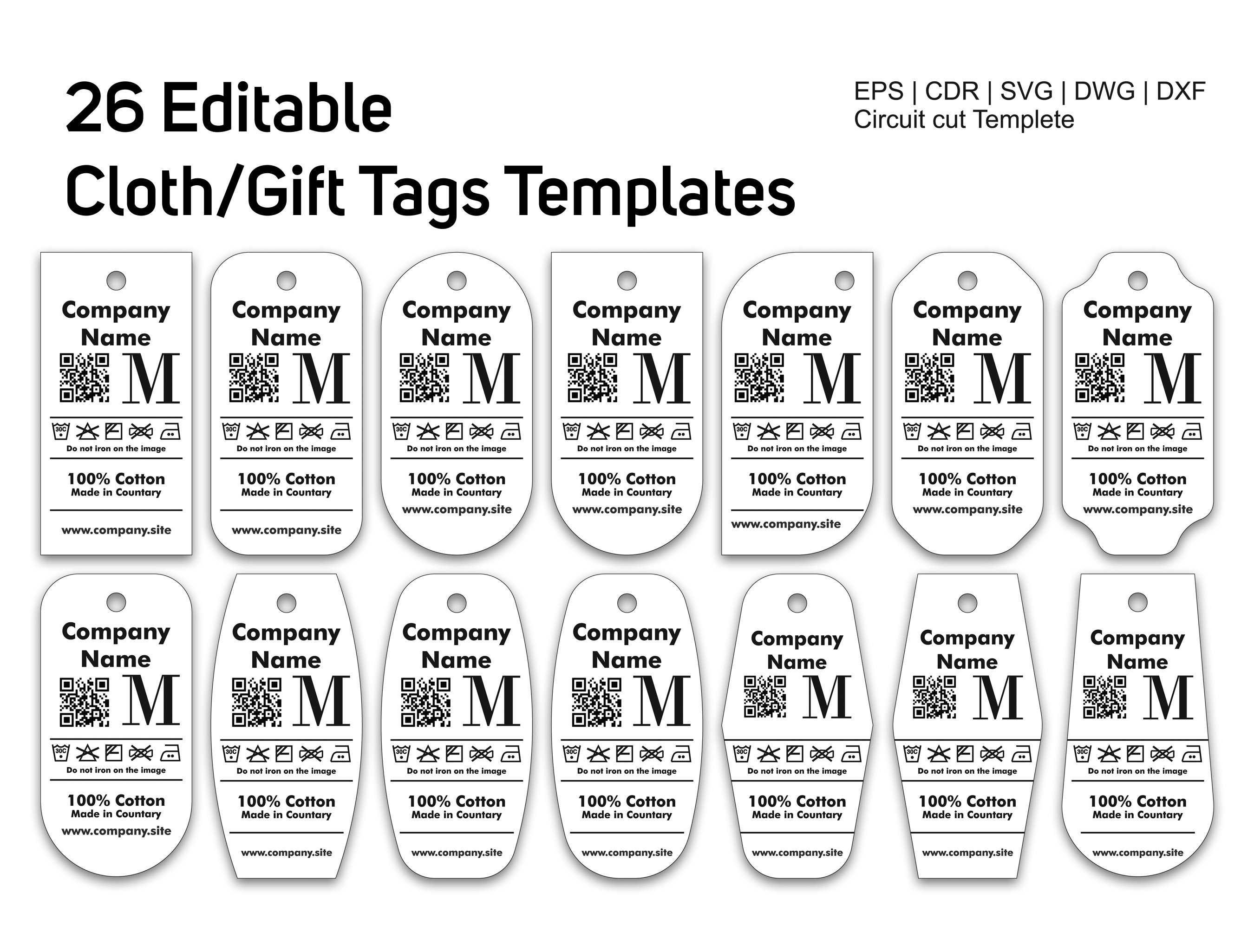 26 Cloth Price Tags, Tag Bundle, Gift Tags, Tags Svg, Label Svg ...