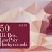 50 Low Poly Digital Paper Pack, Low Poly Digital Paper, Printable ...