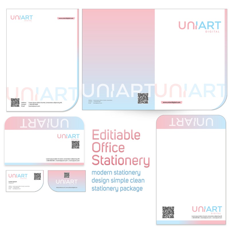 Modern Stationery - Etsy