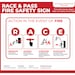Race & Pass Sign | Safety Signage Vector Bundle | Site Safety | Fire ...