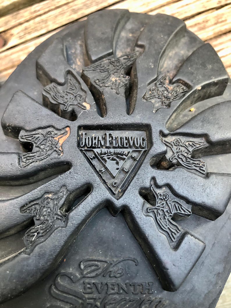 John Fluevog Angel Eddie Shoes Seventh Heaven Soles in Green and ...