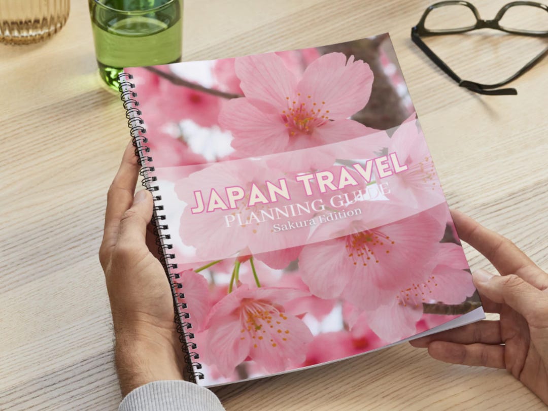 Ultimate Japan Trip Planner Guide sakura-themed, Beautiful and Detailed ...