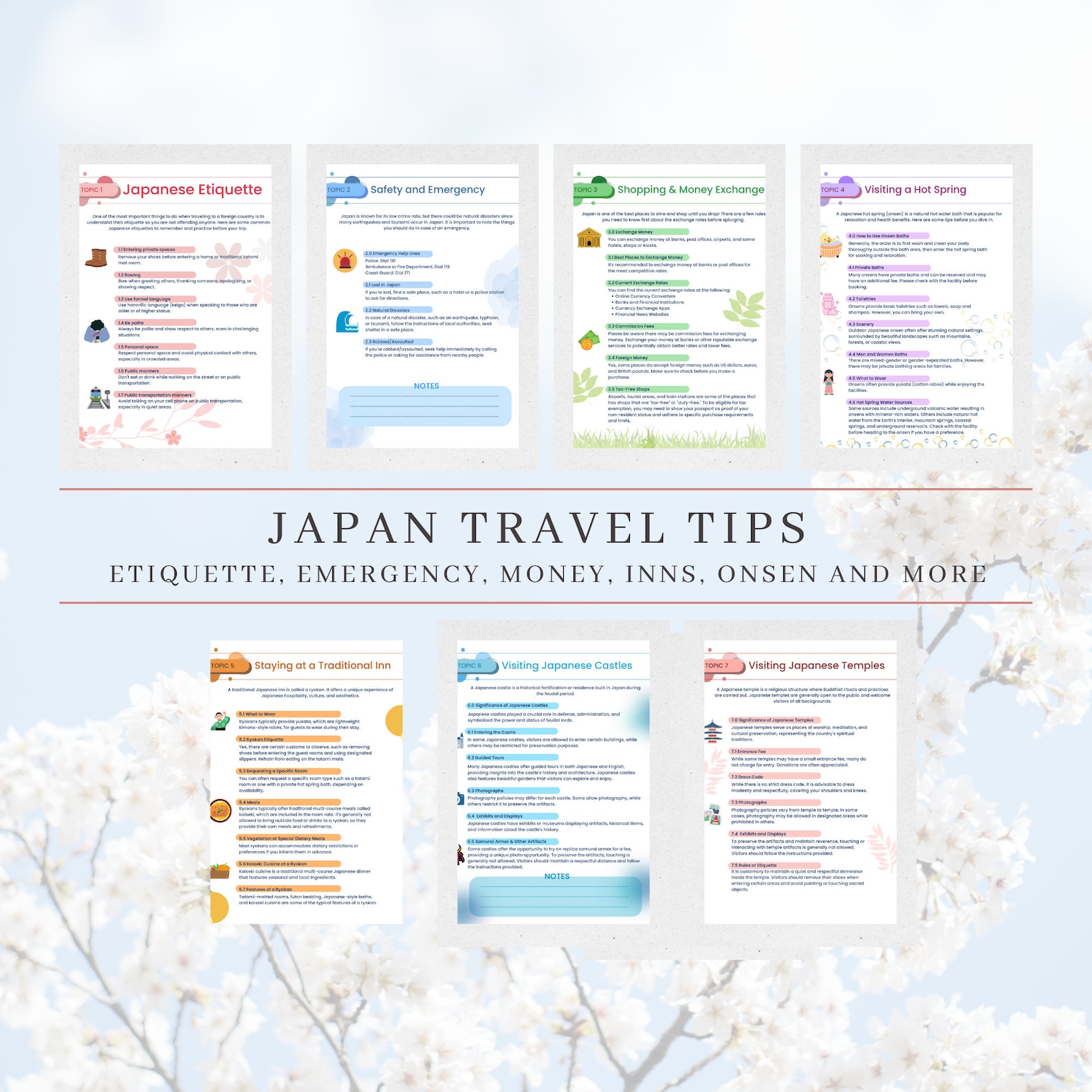 Japan Travel Planning Guide, Japan Trip Guide Itinerary, Travel ...