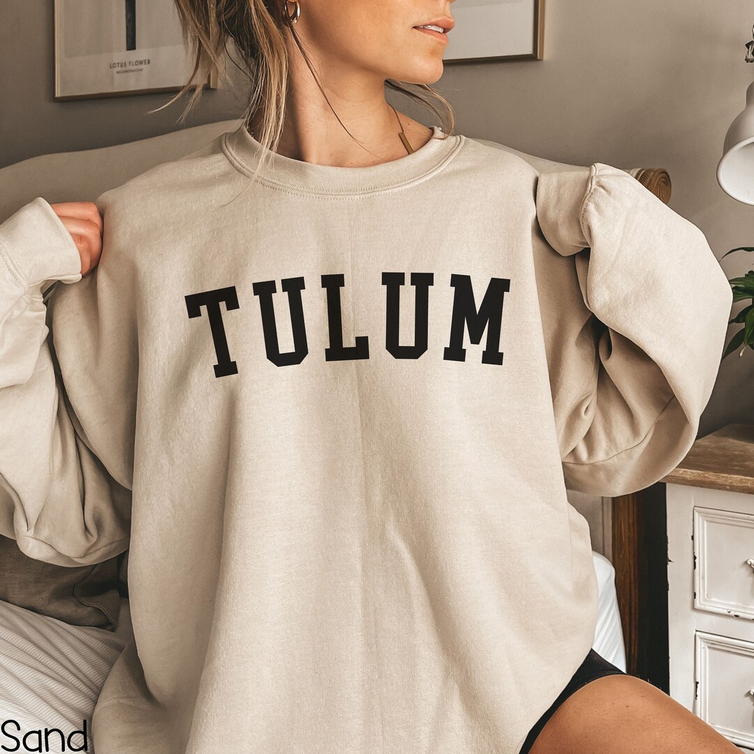 Tulum Mexico Varsity Crewneck Sweatshirt, Tulum Travel Gift, Tulum ...