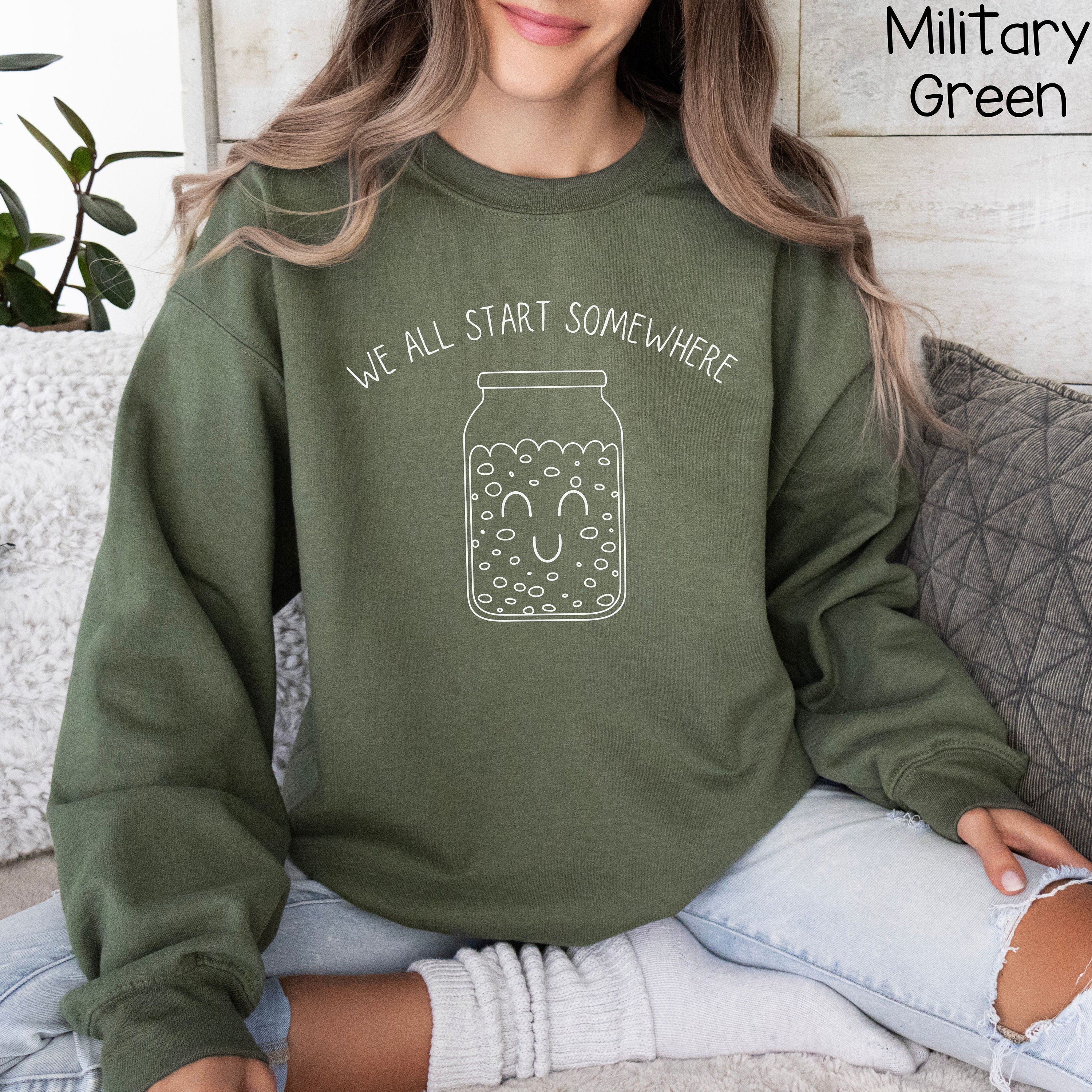 Sourdough Bread Starter Sweatshirt, Funny Sourdough Starter Crewneck ...