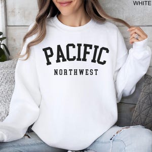 Pacific Northwest Crewneck Sweatshirt, Moving to PNW Gift, Seattle ...