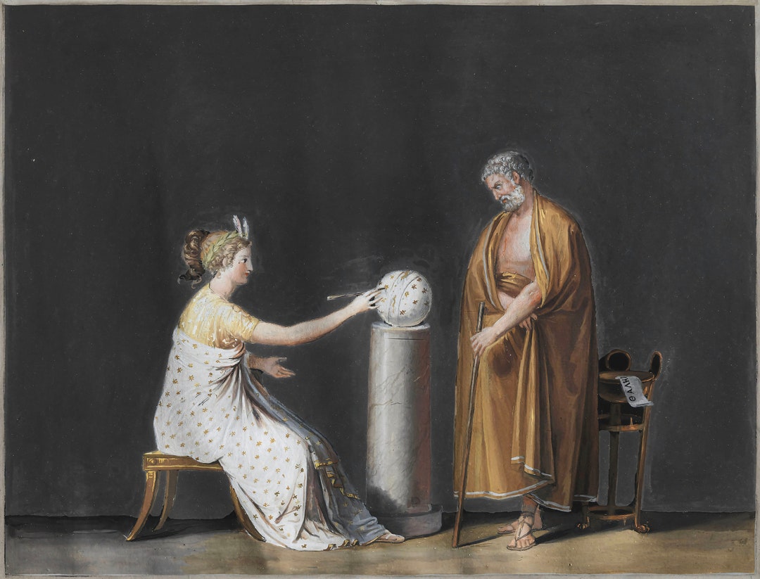 Urania the Muse of Astronomy Reveals to Thales the Secrets of the Skies ... Urania the Muse of Astronomy Reveals to Thales the Secrets of the Skies ...