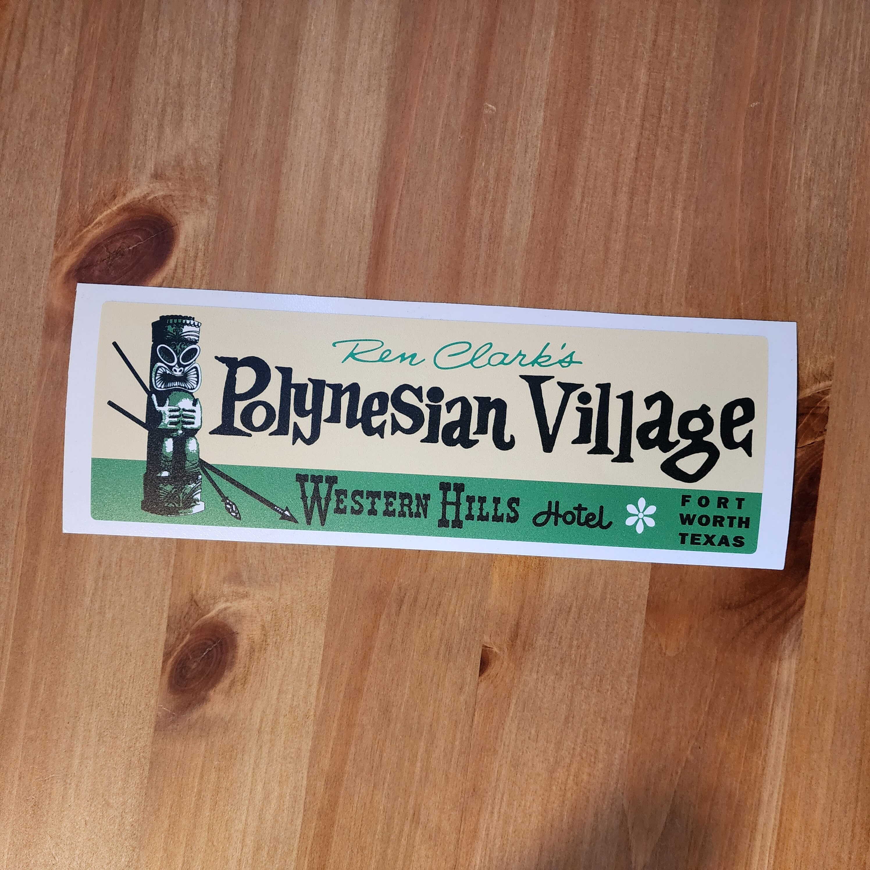 Vintage Tiki Bar Stickers Bumper Sticker - Etsy