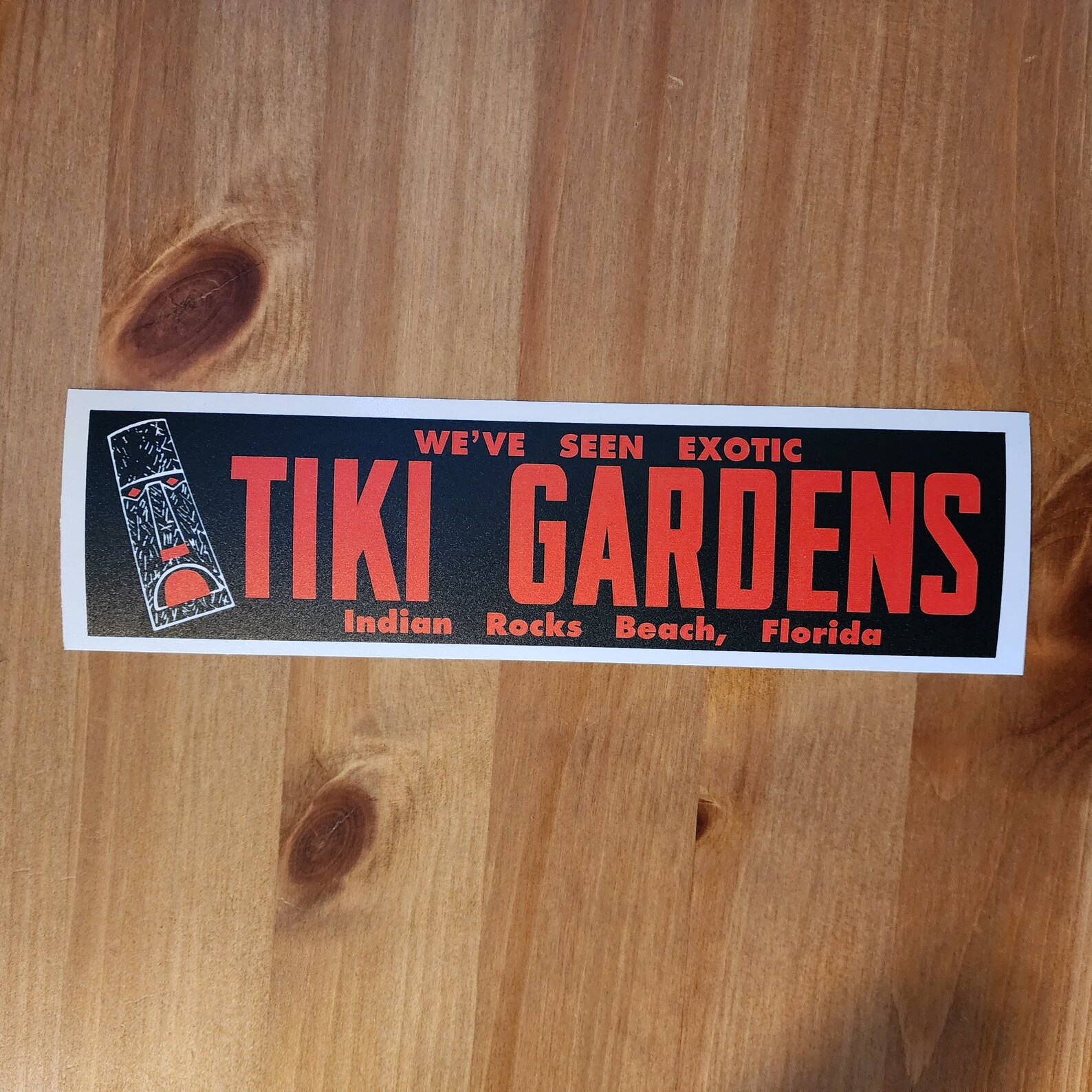 Vintage Tiki Bar Stickers Bumper Sticker - Etsy