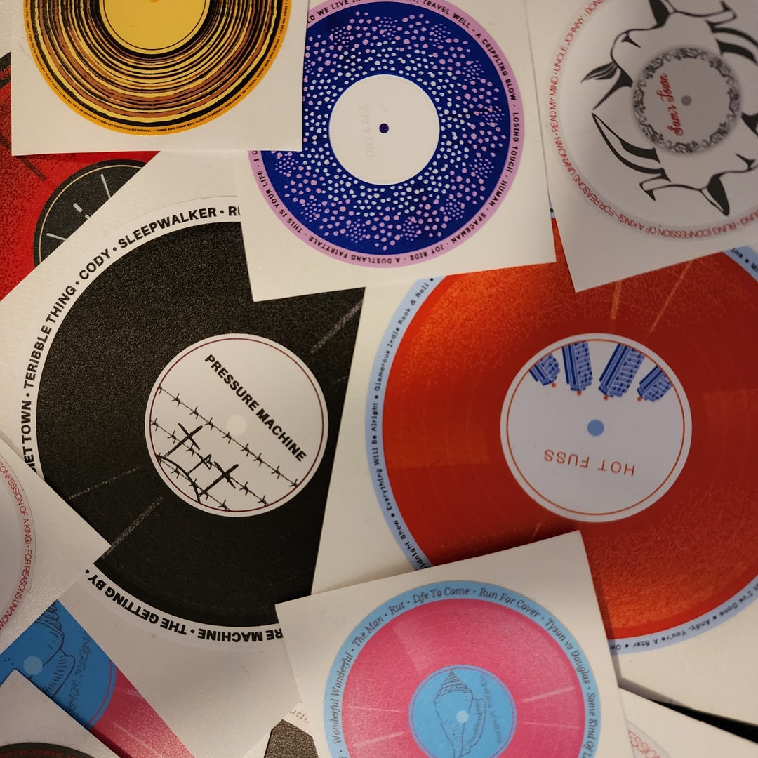Vinyl Sticker the Killers Discography Record - Etsy