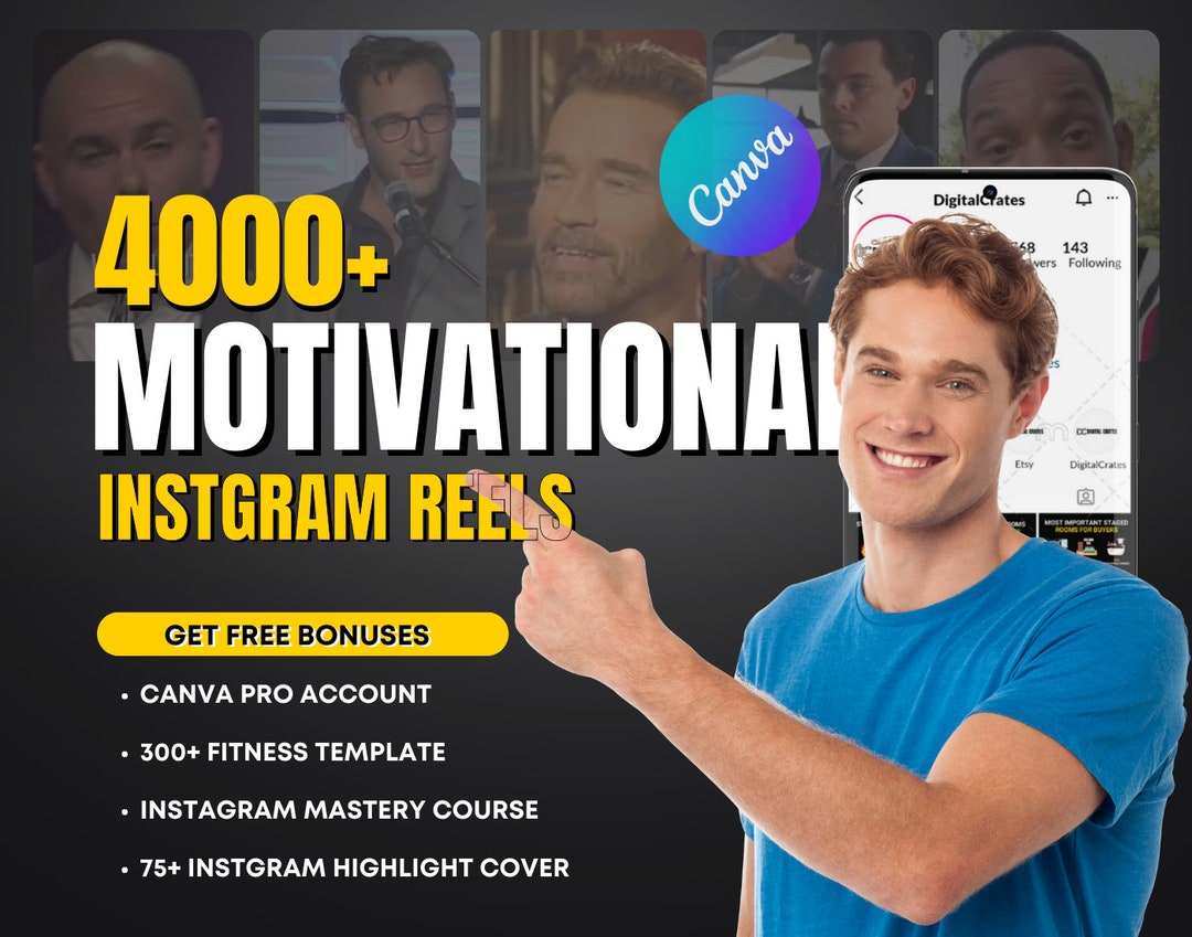 4000+ Editable Canva Videos - Motivational Instagram Reels ...