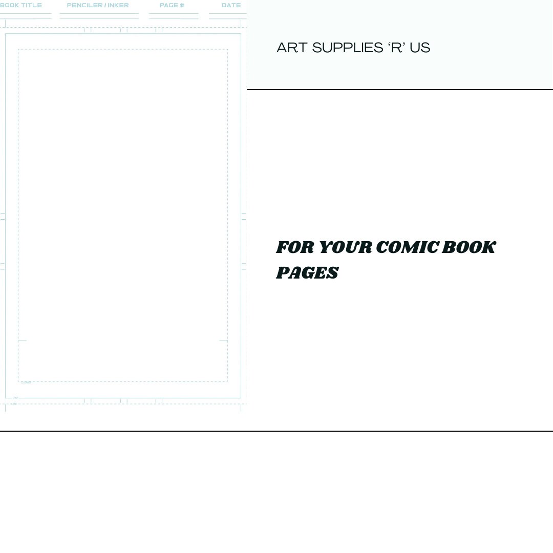 Digital Comic Paper for Comic Book or Manga Creators or Casual Artists ...