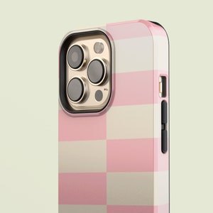 Striped Strawberry Cream Magsafe Tough iPhone Case | iPhone 16 15 14 13 ...