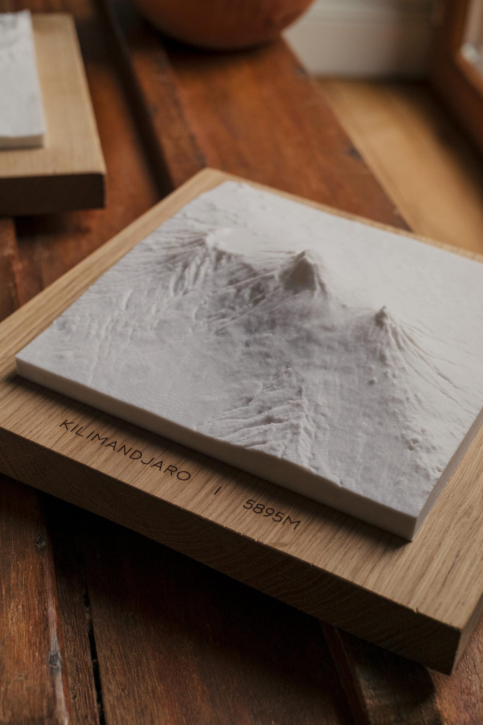 3D Mountain Topographic Map | Personalized Hiking Souvenir Gift ...