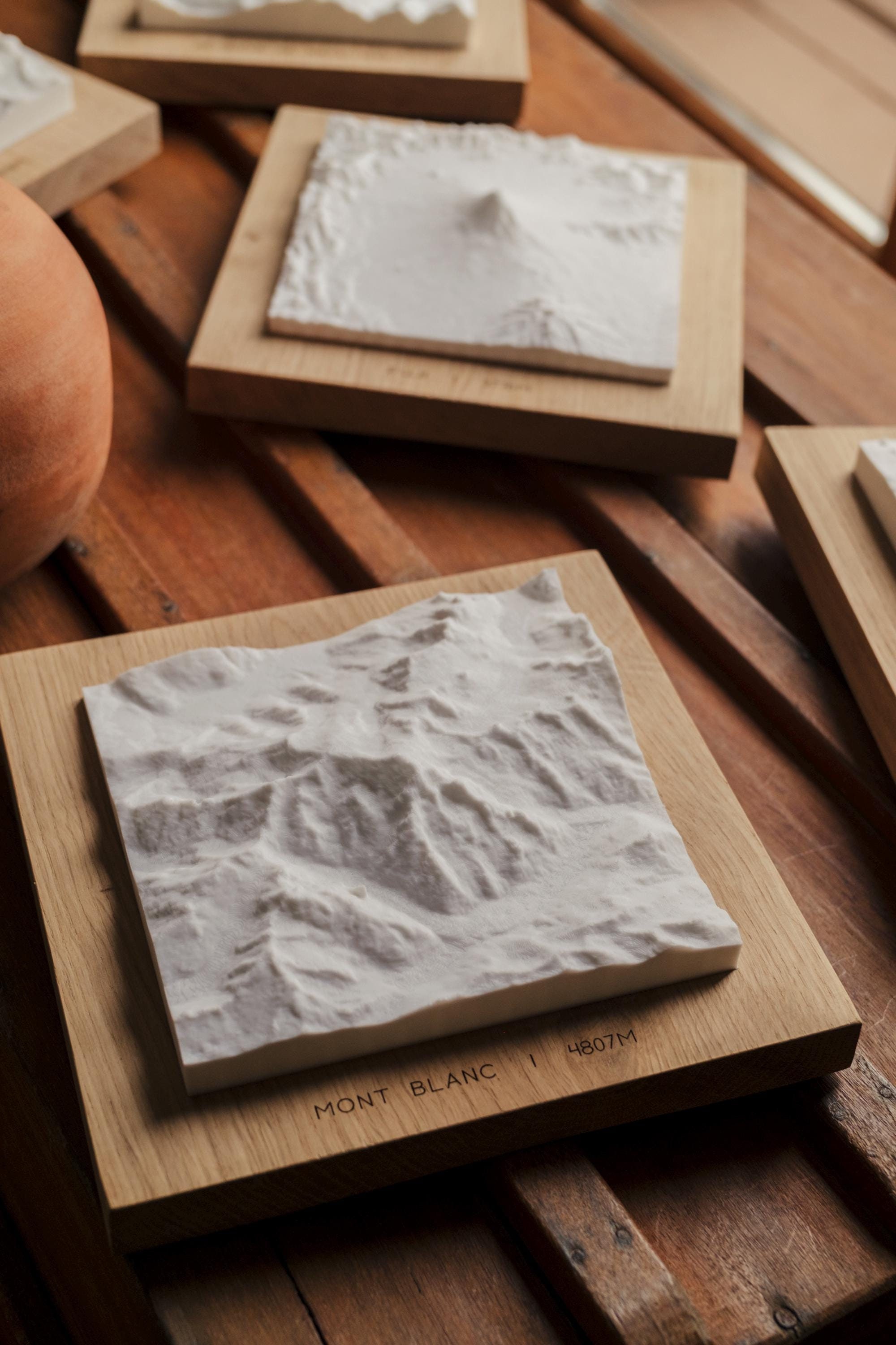 3D Mountain Topographic Map | Personalized Hiking Souvenir Gift ...