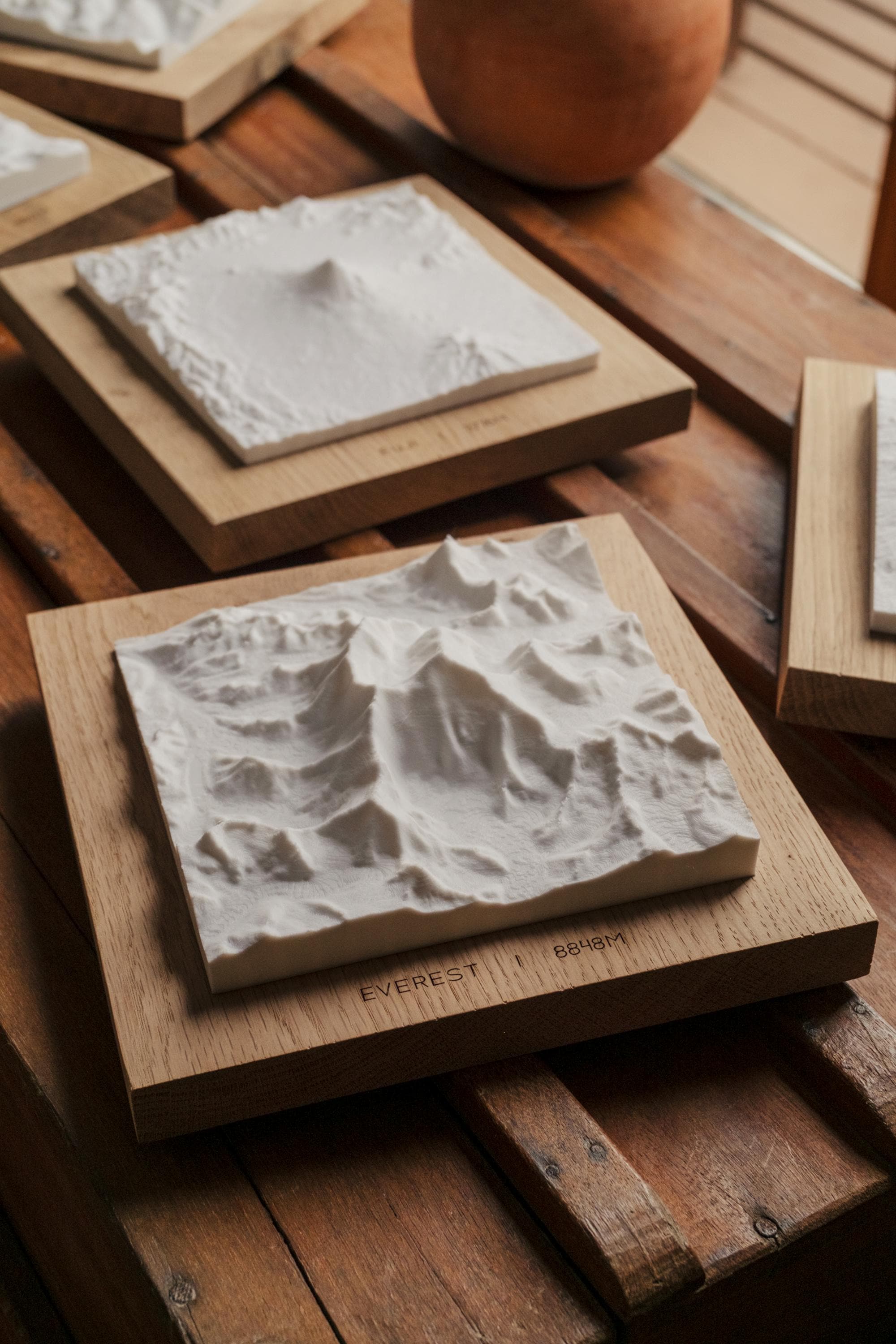 3D Mountain Topographic Map | Personalized Hiking Souvenir Gift ...