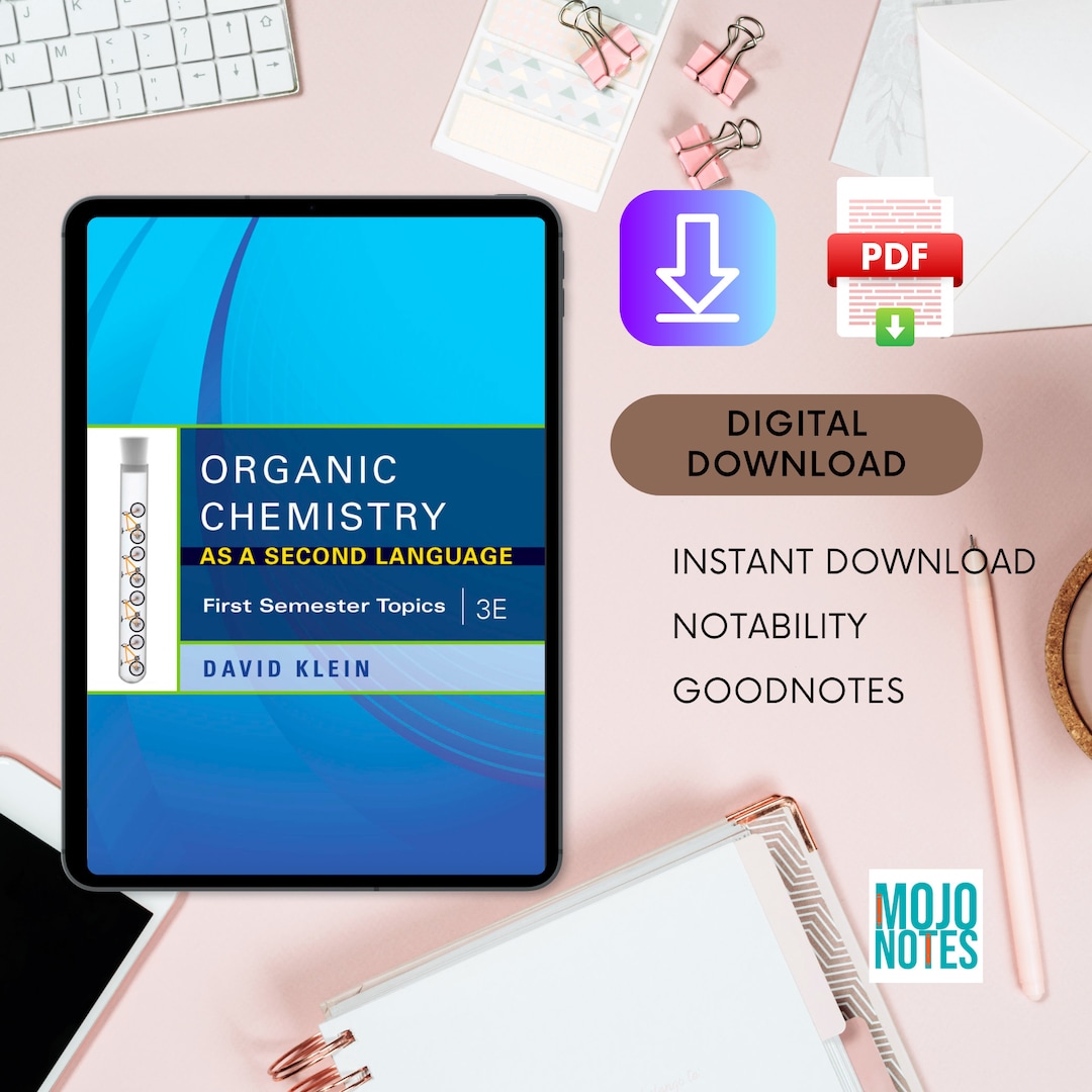 Organic Chemistry Workbook: First Semester Study Guide (PDF) - Etsy