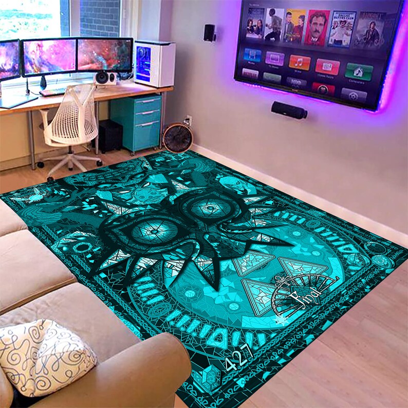 Zelda Legend of the Zelda Zelda Pattern Rug Game Rug - Etsy