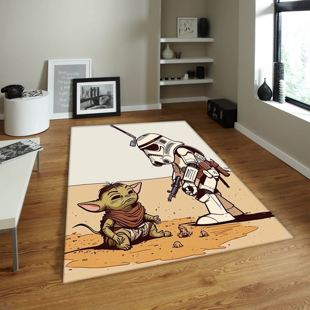 Starwars Starwars Rug Grogu Rug Baby Yoda Pattern Rug - Etsy