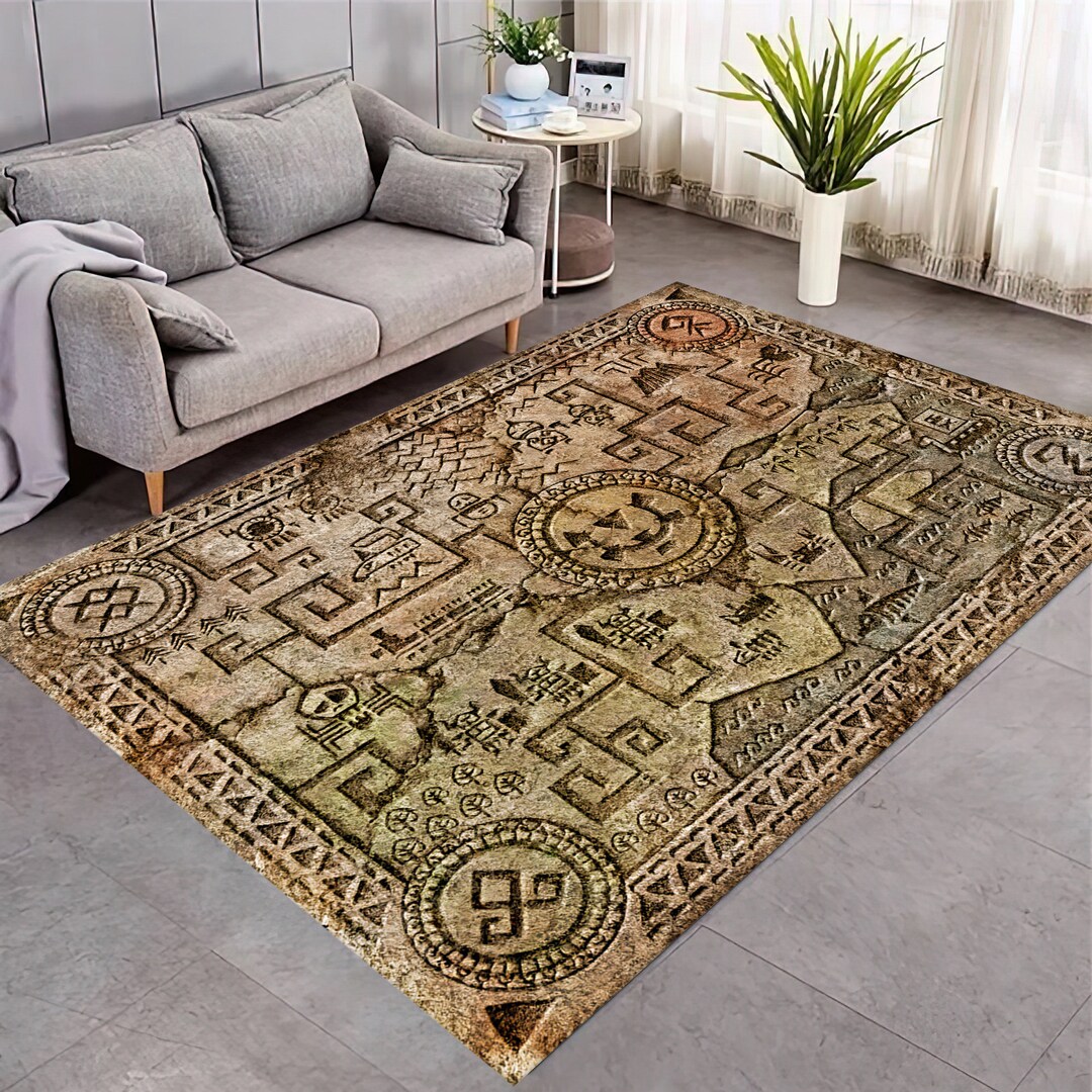 Zelda, Legend of the Zelda, Zelda Pattern Rug, Zelda Map Rug, Themed ...