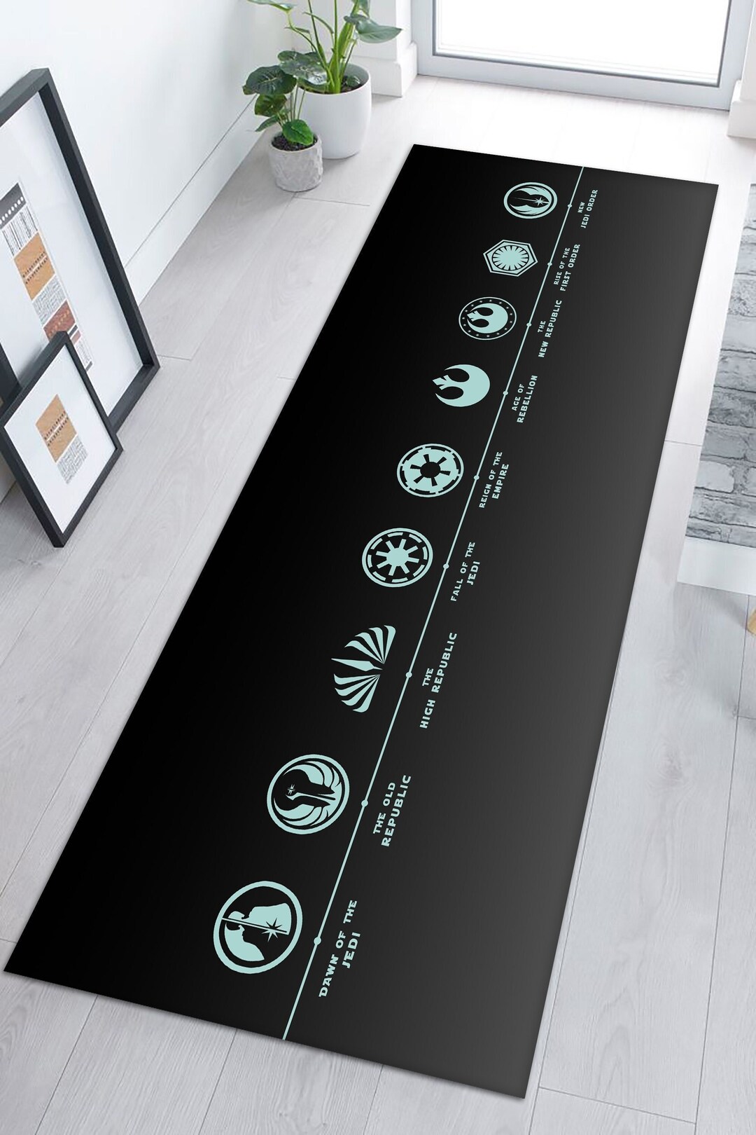 Star Wars Timeline Rug Star Wars Empire History Rug Star - Etsy