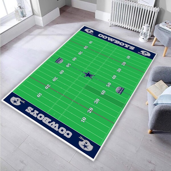 Football Field Rug - Etsy