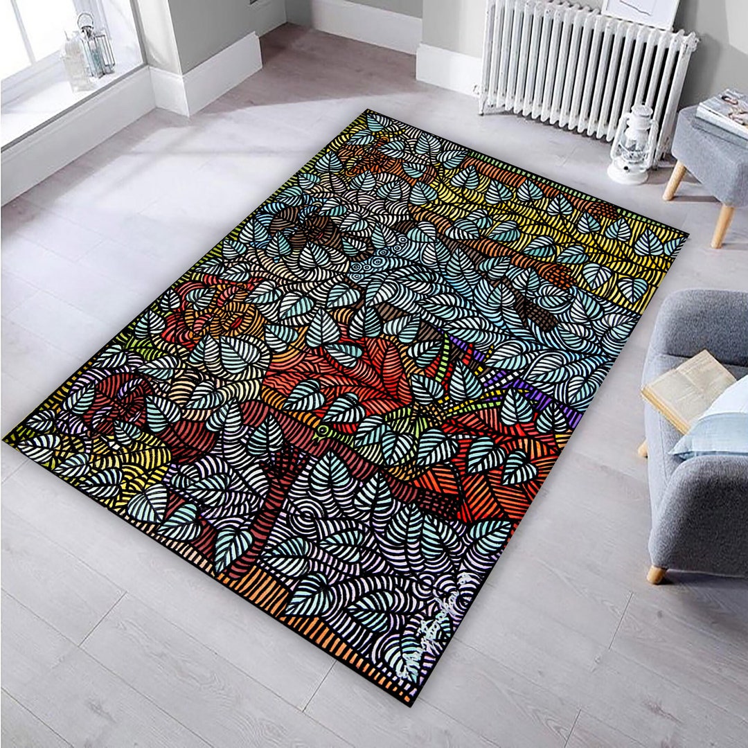 African African Pattern African Pattern Rug African Girls - Etsy