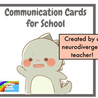 Shark Communication Card Single | Autism, Nonverbal / Speaking ...