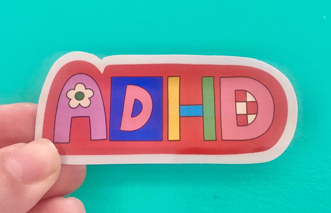 ADHD Sticker, ADHD Pride, ADHD Awareness Sticker, Neurodiversity ...