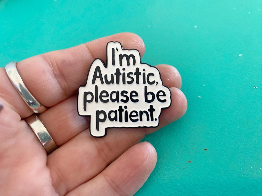 I'm Autistic Pin, Autism Aids, Autism Diagnosis Gift, Autistic Enamel ...