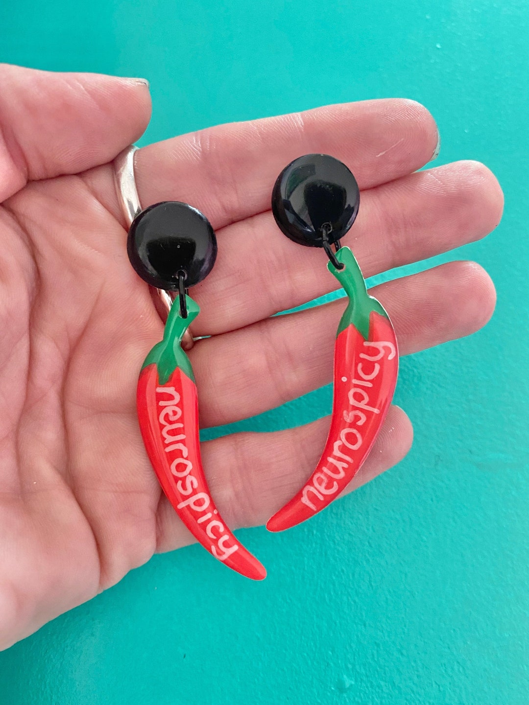 Neurospicy Earring, Af, Gift, Autism Earrings, ADHD Jewelry, Autistic ...