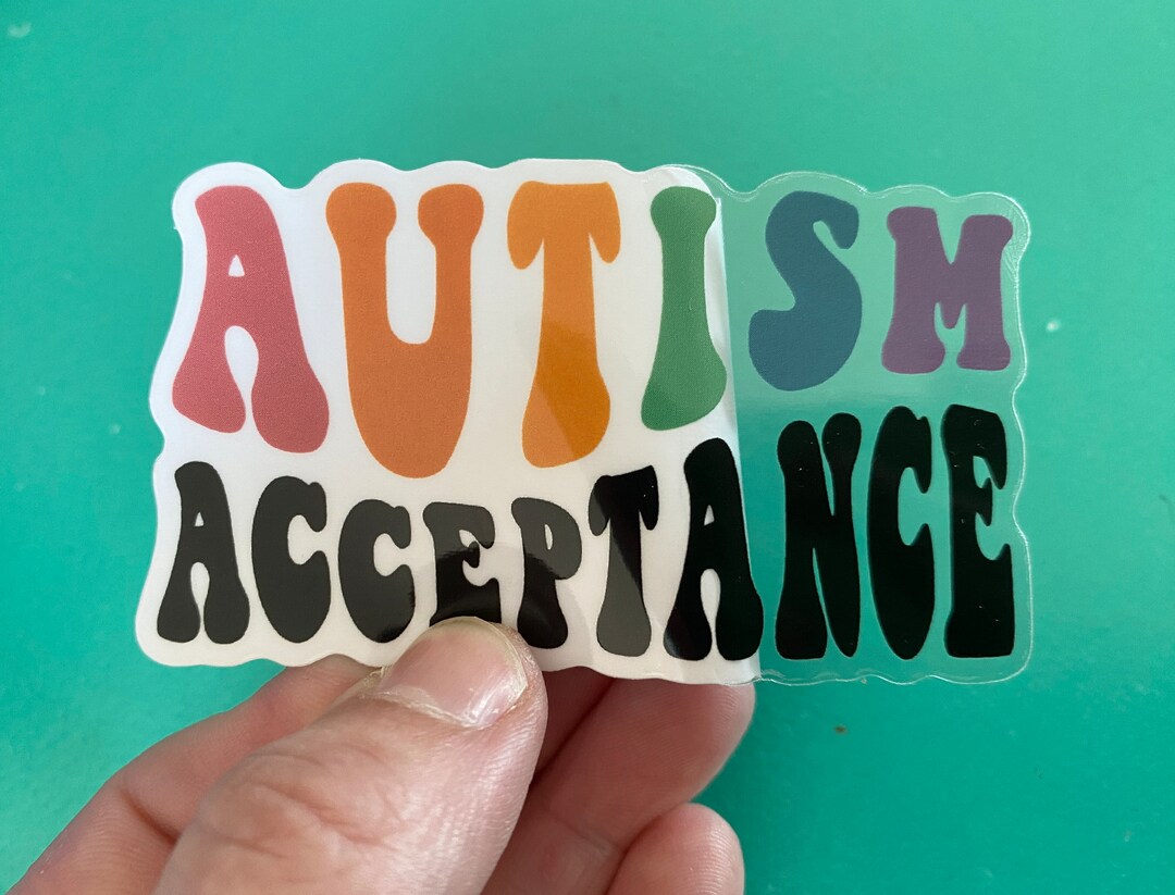 Autism Acceptance Sticker, Diversity Awareness - Etsy