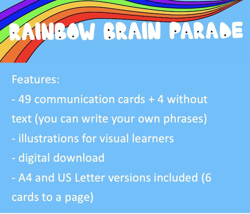 Cat Communication Cards for Autism, Visual Supports (digital Download ...
