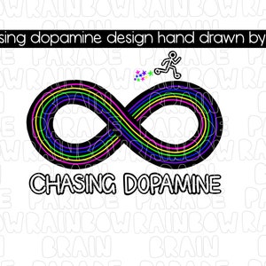 ADHD Png, Chasing Dopamine Png, ADHD Awareness Illustration, ADHD ...