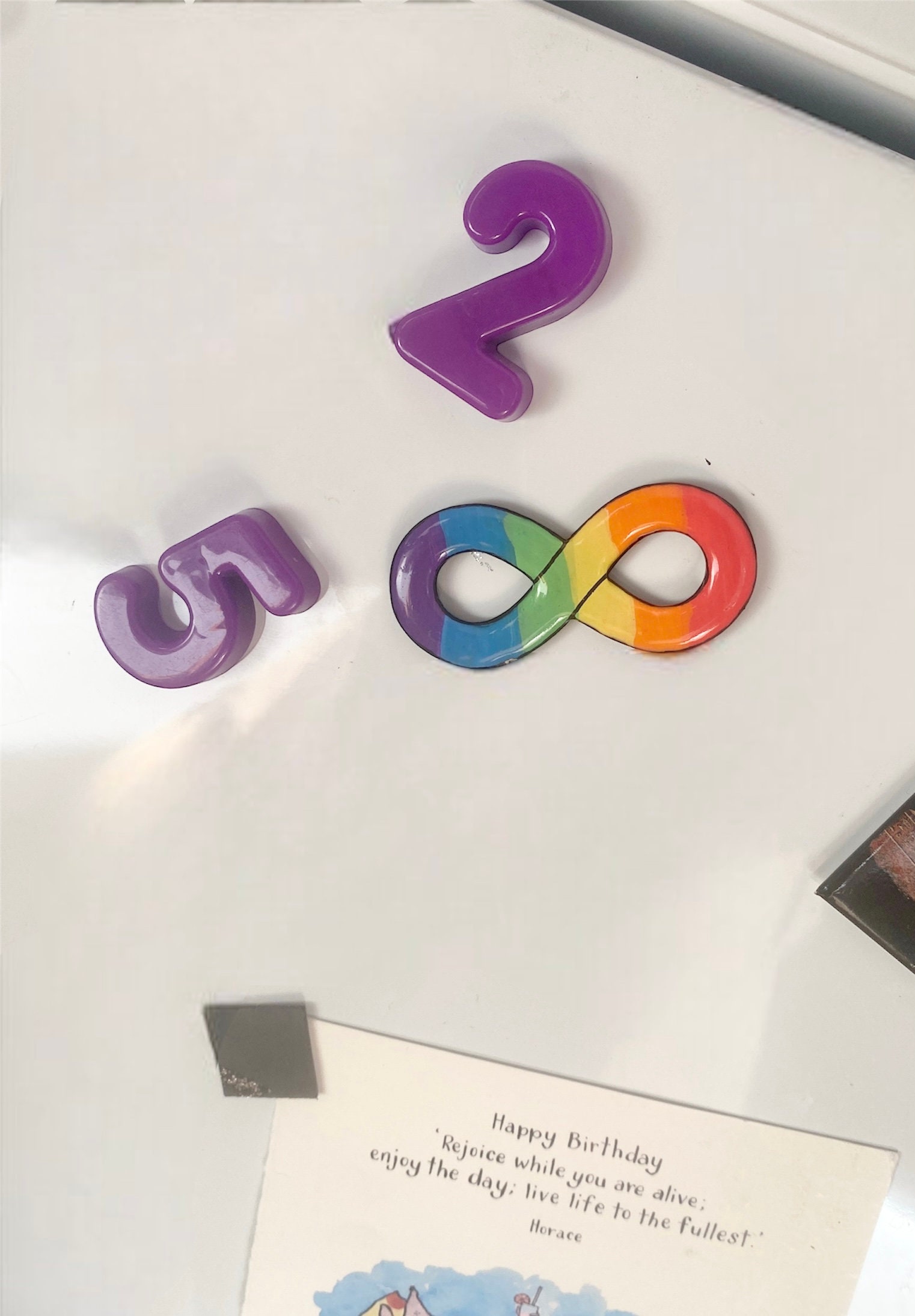 ADHD Magnet Autism Magnet Infinity Rainbow Autism - Etsy