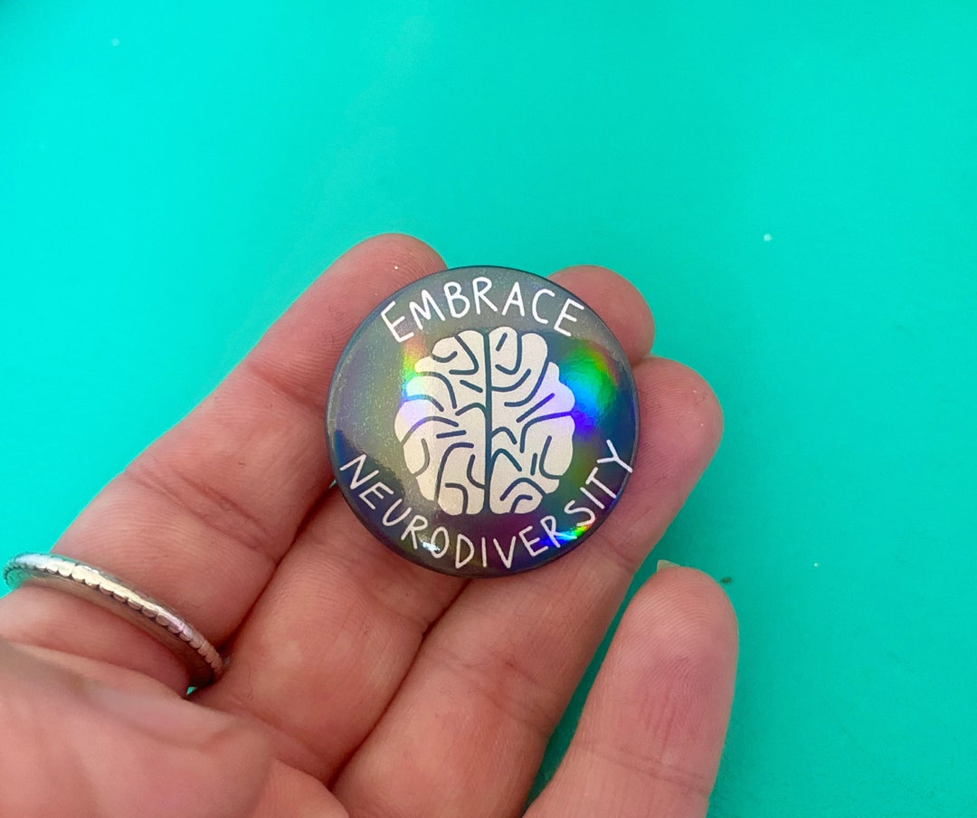 Neurodiversity Pin, Neurodiverse Pride, Autism Pin, Speech Therapist ...