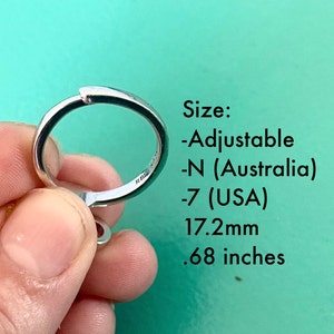 Autism Infinity Ring, ADHD Ring, Fidget Spinner Ring, Anxiety Spinning ...