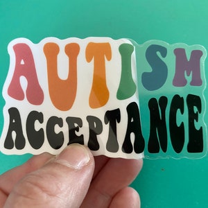 Autism Acceptance Month Merch, Autism Sticker Designs, Autism Awareness ...
