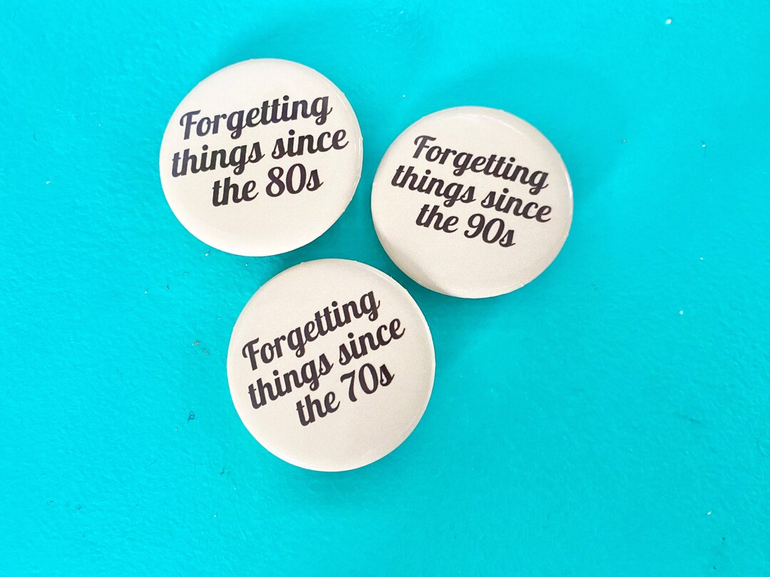 ADHD Pin, Forgetting Things Since... ADHD Awareness, Gifts, Funny ...