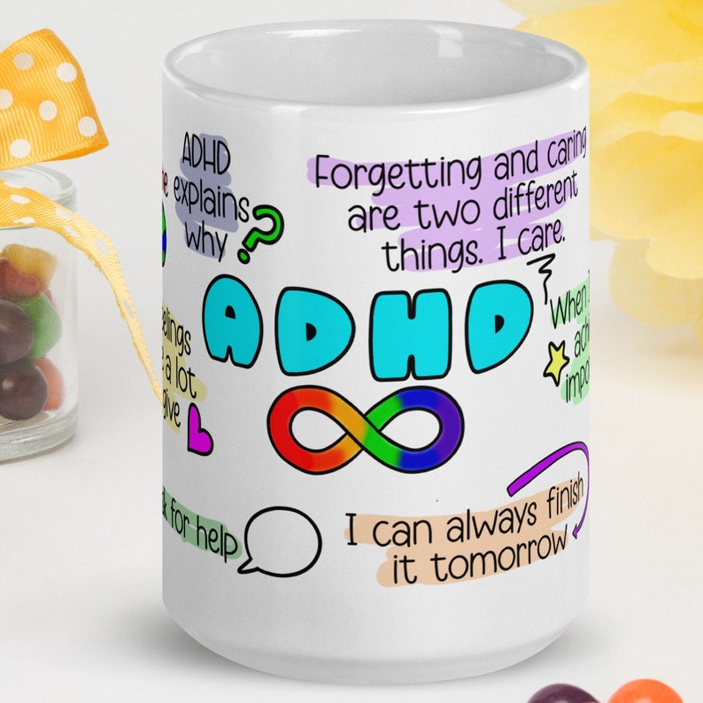 ADHD Mug Custom Affirmation ADHD Gifts ADHD Awareness - Etsy