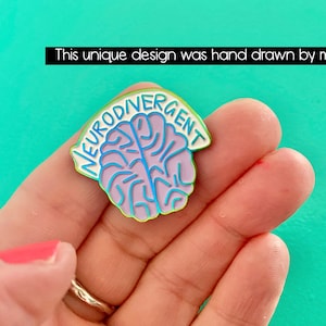 Neurodivergent Pin, Aspergers Pin, ADHD Pin, Autism Pin, Autistic Pin ...