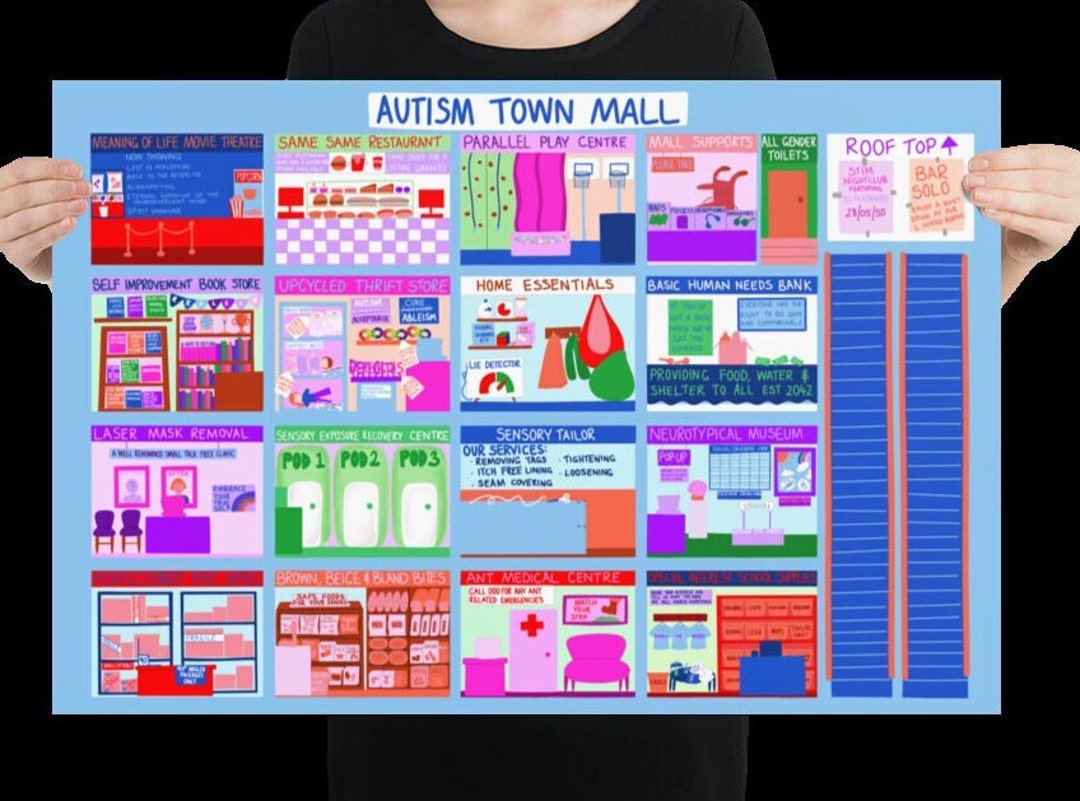 Autism Poster Digital, Funny Affirmation Poster, Autism Acceptance ...