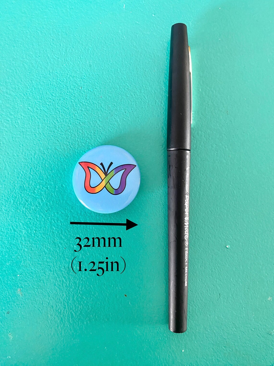 ADHD Awareness Pin, Neurodiversity Rainbow Butterfly, 1.25 Inch - Etsy