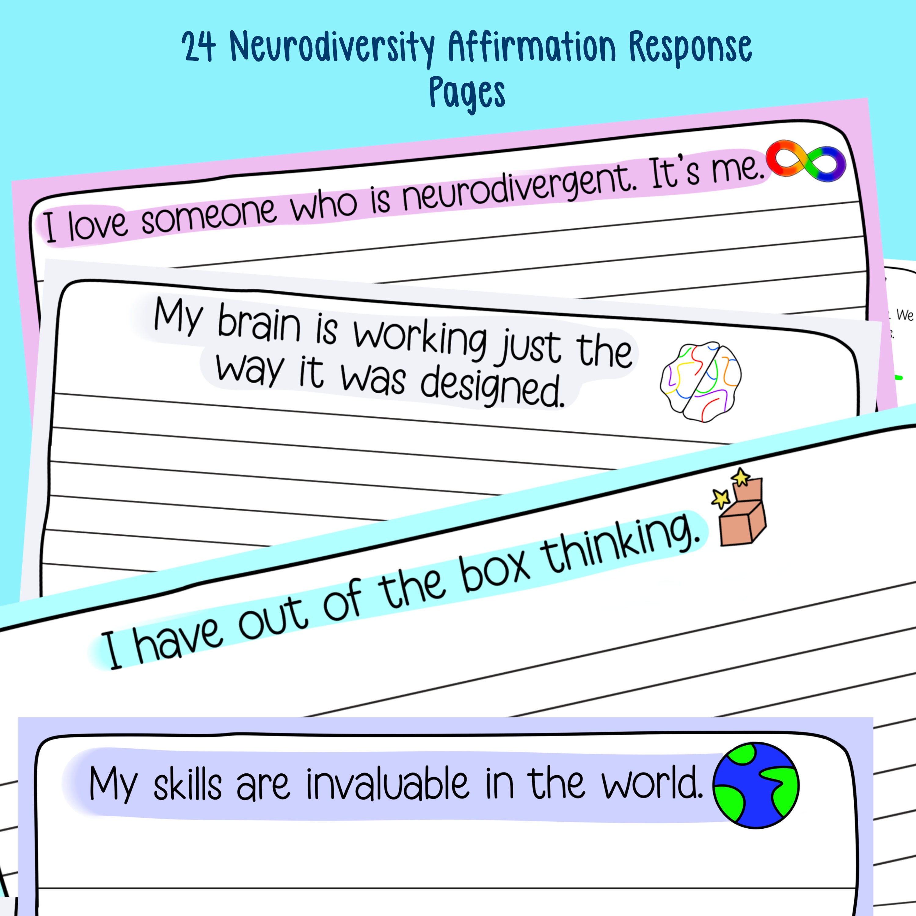 Neurodiversity Affirming Journey Journal, Self-reflection Prompts (PDF ...