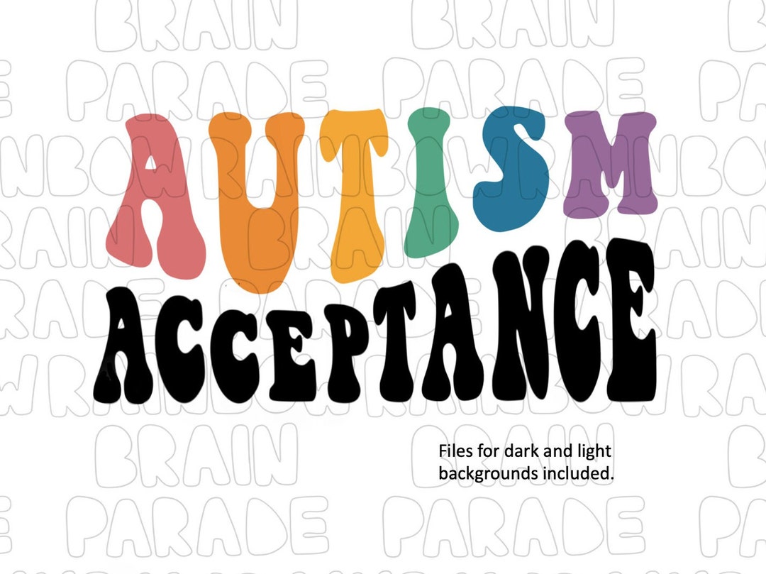 Autism Acceptance Png Autism Awareness Png Autism Printable - Etsy