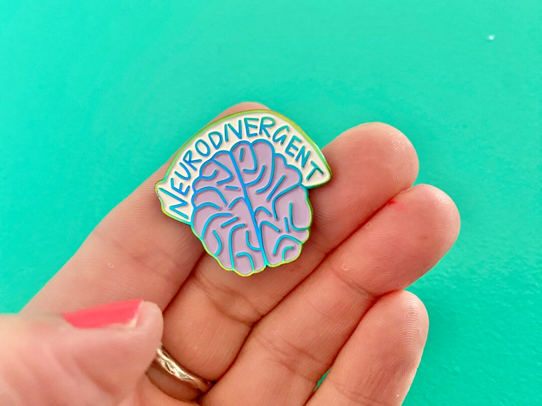 Neurodivergent Pin, Aspergers Pin, ADHD Pin, Autism Pin, Autistic Pin ...